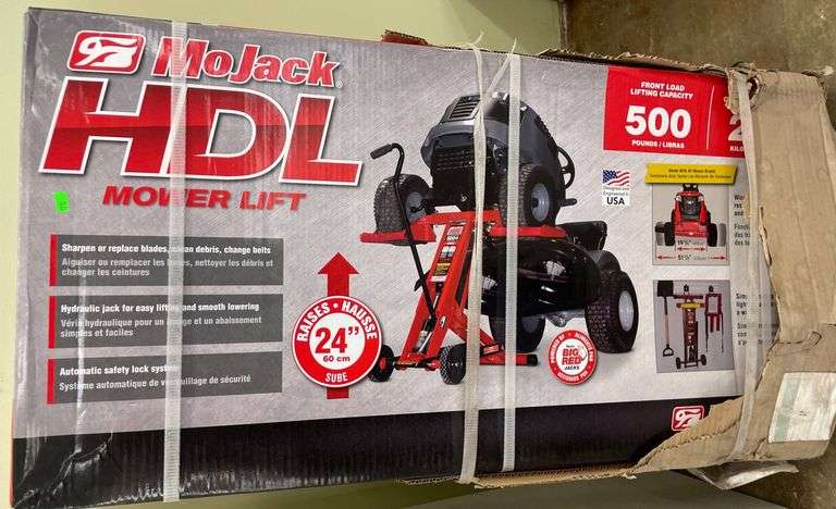MoJack HDL Mower Lift, 500 lb Capacity - Metzger Property Services, LLC