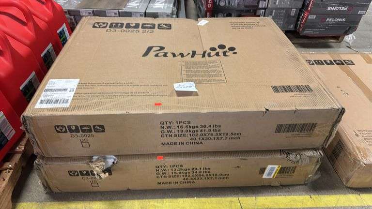 PawHut Natural Wooden 0.07-Acre In-Ground Poultry Cage with Wheels Outdoor Run and Nesting Box ...