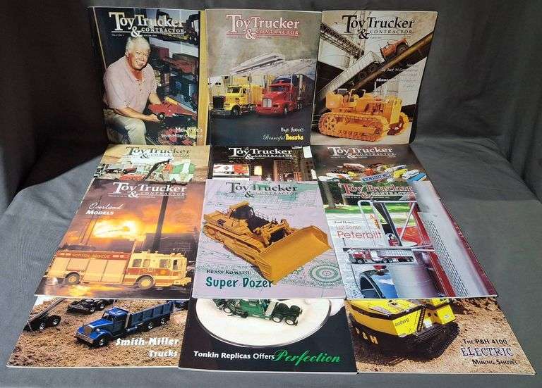 Toy Trucker & Contractor Magazine Issues Featuring Various Truck Models ...