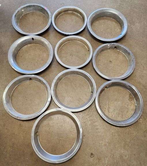 Set of Ten Metal Automotive Headlight Bezels 16″ - Metzger Property ...