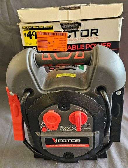 Vector Jump Starter and Battery Charger Set - Metzger Property Services ...