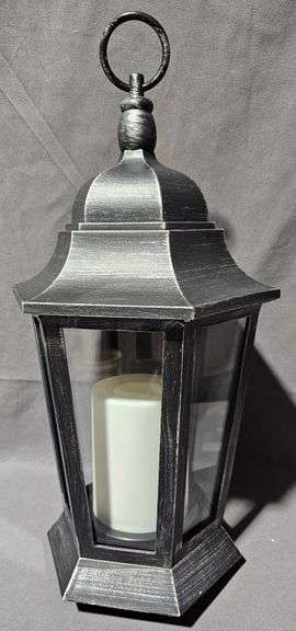 Outdoor Black Lantern Lamp Post Kit by Candle Impressions - Metzger ...