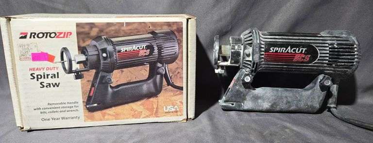 RotoZip Spiral Saw Model SCS 01 with Original Box - Metzger Property ...