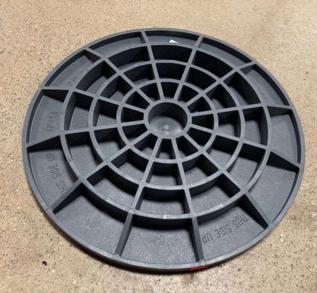 FootingPad 16 in. Dia x 1.5 in. 4 lb Composite Post Foundation ...