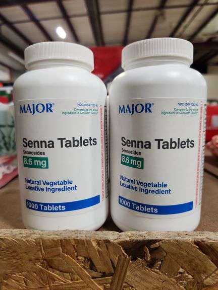 2- senna tablets 1000 tablets per bottle - Metzger Property Services, LLC