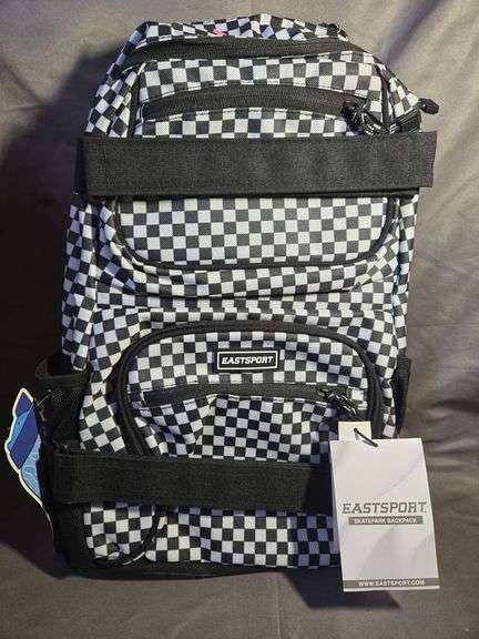 Eastsport Skatepark Backpack with Checkered Pattern - Metzger Property ...
