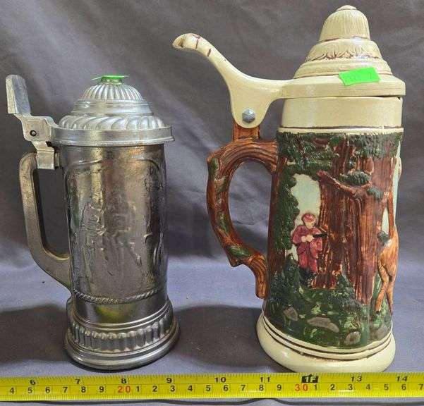 Two Lidded Steins - Metzger Property Services, LLC