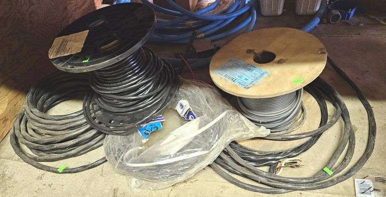 Spools of THHN Wire, 8 AWG, Stranded Black Insulation - Metzger ...