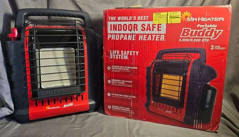 Mr. Heater Portable Buddy 4,000/9,000 BTU Propane Heater with Original ...