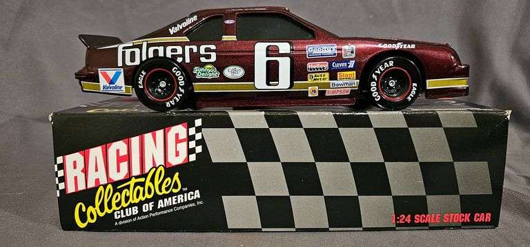 Mark Martin #6 Racing Collectables Club of America Stock Car 1:24 Scale ...