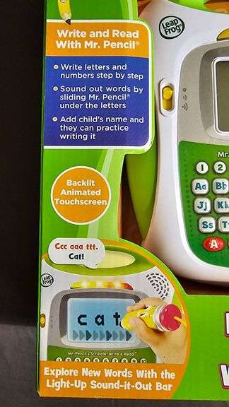 LeapFrog Mr. Pencil’s Scribble, Write & Read Educational Toy with ...