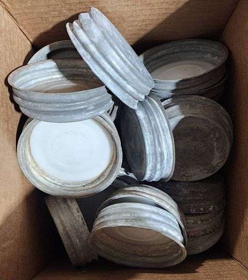 Metal Jar Lids with Porcelain Inserts - Metzger Property Services, LLC
