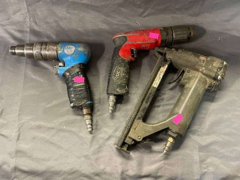 Air-Powered Tools Including Impact Wrenches and Pneumatic Nailer ...