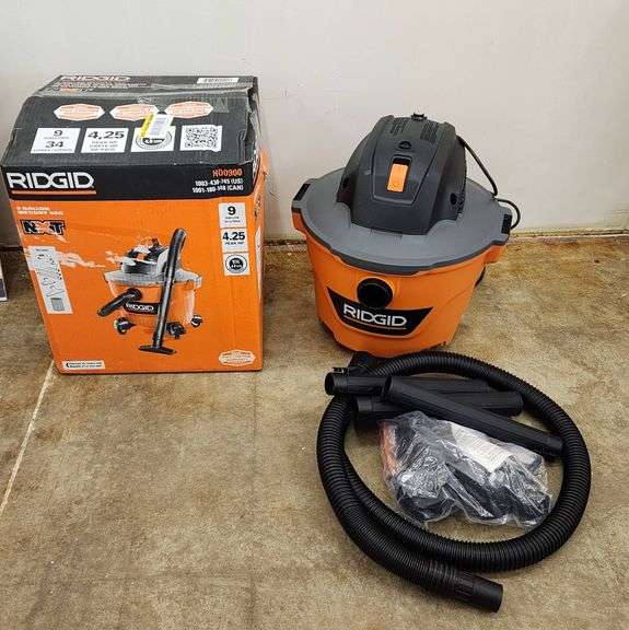Ridgid Shop Vac 9 Gallon