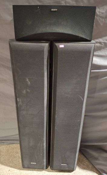 Sony Speaker System Including SS-F6000P Tower Speakers and SS-CN290 ...