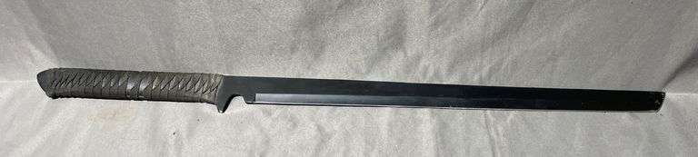 Stainless Steel Sword with Sheath and 18-Inch Blade - Metzger Property ...