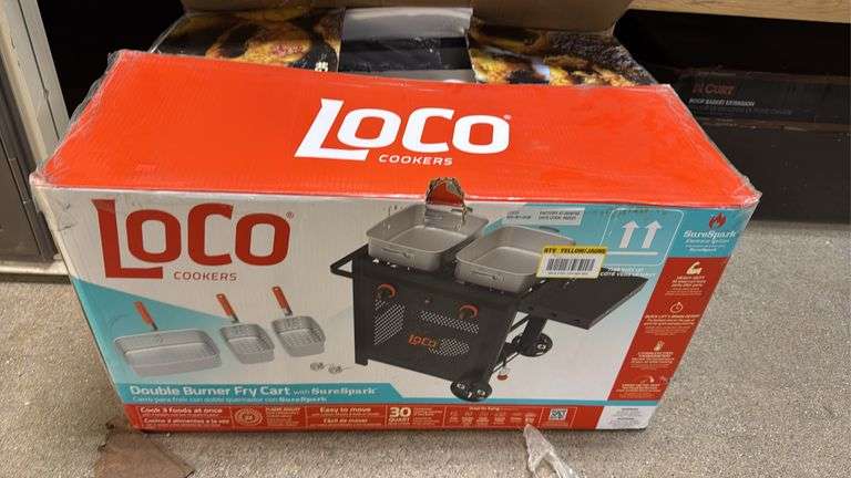 LOCO 15 qt. Dual Burner Fry Cart - Metzger Property Services, LLC