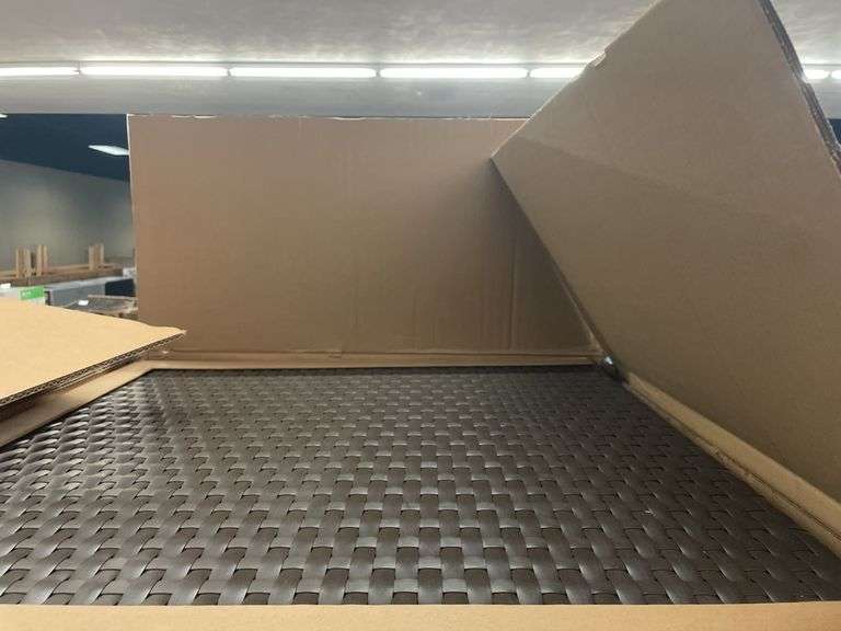 Outdoor Patio Furniture Espresso Brown Wicker Sofa Middle Chairs (Royal ...