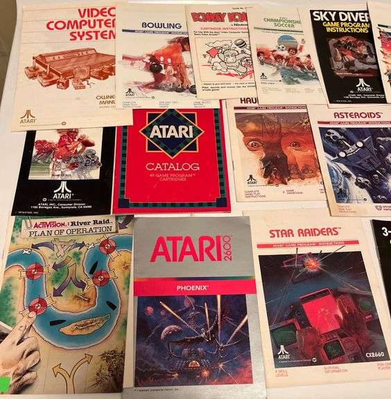 Atari Game Manuals, Catalogs, and Instruction Booklets - Metzger ...