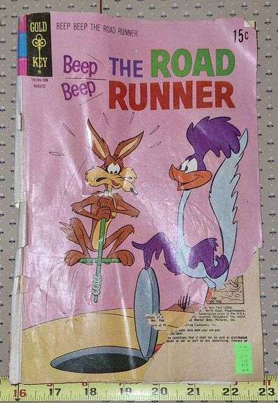 Dell Gold Key ‘Beep Beep The Road Runner’ Comic, 15¢ Cover Price ...