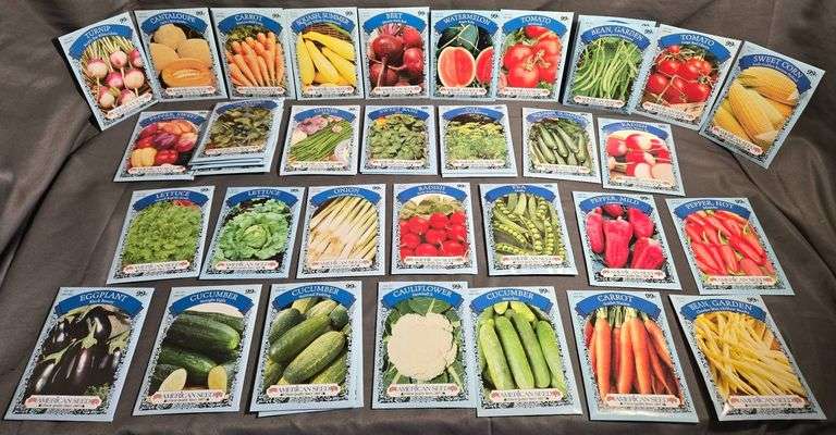 42-Pack Variety Count of American Seed Vegetable and Herb Seeds ...