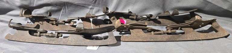 Four Steel Ice Skate Blade Frames - Metzger Property Services, LLC