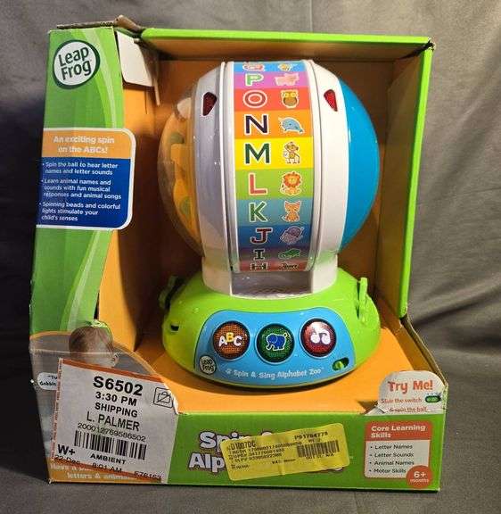 LeapFrog Spin & Sing Alphabet Zoo Toy in Original Packaging - Metzger ...
