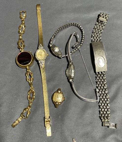 Women’s Wristwatches Featuring Gruen, Bulova, Helbros, and Austin ...