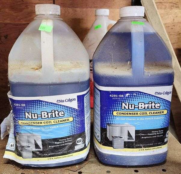 Nu-Brite and Foamy Concentrate Coil Cleaners, Three Containers ...