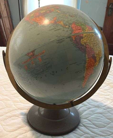 Replogle 12-Inch Diameter Reference Globe on Metal Base - Metzger Property Services, LLC