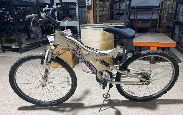 Mongoose Full-Suspension Mountain Bicycle with 21-Speed Shimano ...