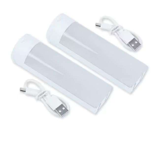 5 in. Rechargeable Battery Dimmable Bright White LED White Portable ...