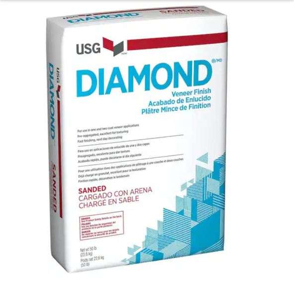 USG 50 lb. Diamond Veneer Plaster Finish, Sanded - Metzger Property ...