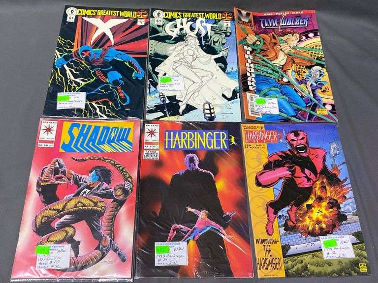 Six Comic Books from Valiant and Dark Horse Publishers - Metzger ...