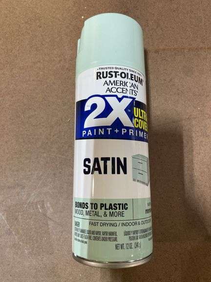 Rust-Oleum Turquoise Satin Paint 12 Oz - Metzger Property Services, LLC