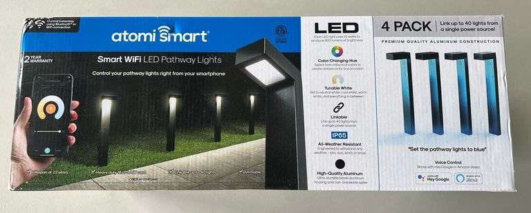 Atomi Smart Pathway Lights 4 Pack - Metzger Property Services, LLC