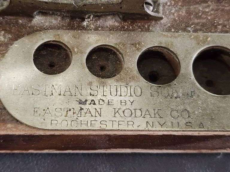 Two Eastman Kodak Studio Scales With Accessories - Metzger Property Services, LLC