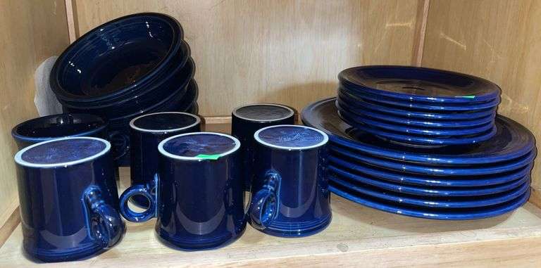 HLC Fiesta USA Cobalt Blue Dinnerware Set - Metzger Property Services, LLC