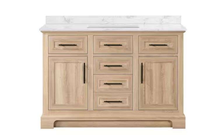 Home Decorators Collection Doveton 48 in. Single Sink Freestanding ...