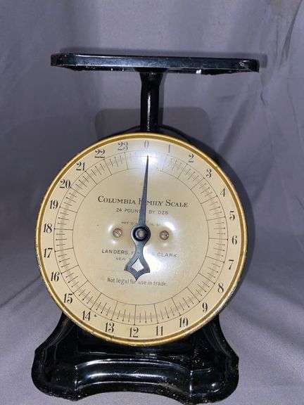 Columbia Family Scale by Landers, Frary & Clark 8”H - Metzger Property ...