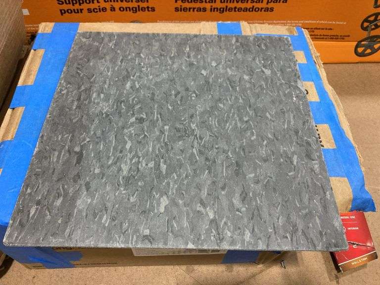 Armstrong Flooring Imperial Texture VCT 12 in. x 12 in. Grey Standard ...