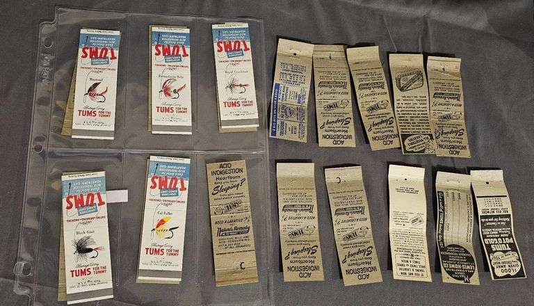 Paper Matchbooks Featuring Advertising Designs - Metzger Property ...