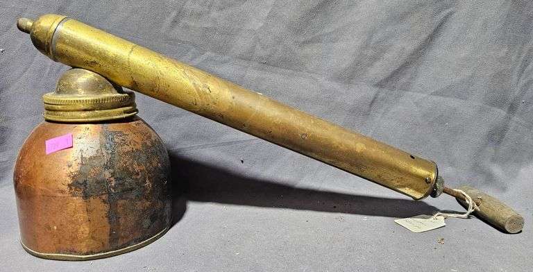 Brass and Copper Handheld Sprayer, 17″ L - Metzger Property Services, LLC