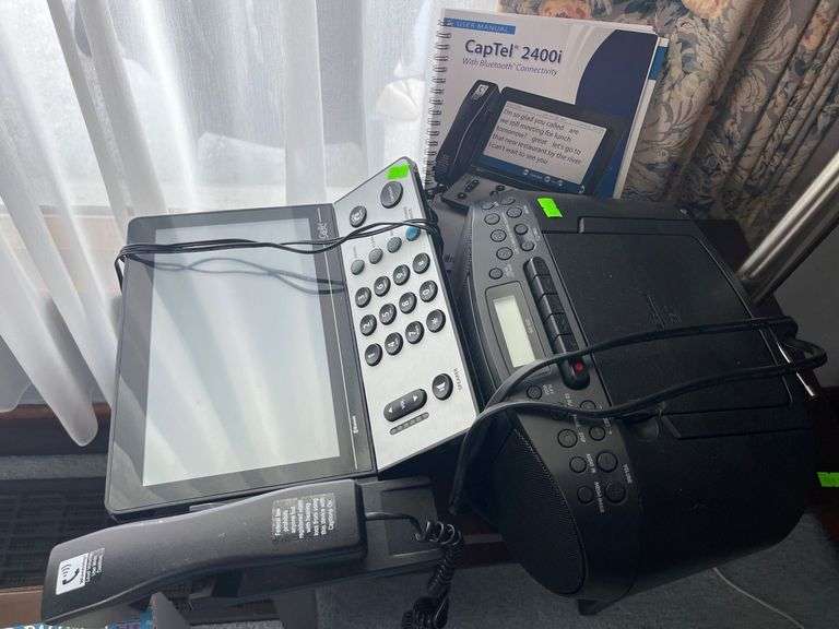 CapTel 2400i with Bluetooth Connectivity and Sony CD Radio Cassette ...