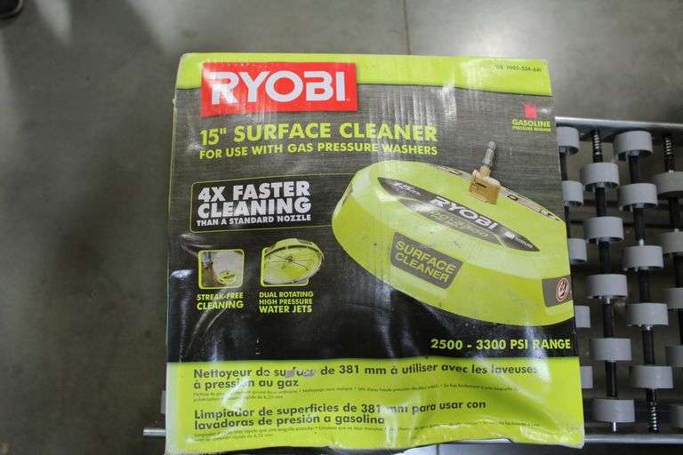 RYOBI - 15 in. 3300 PSI Surface Cleaner for Gas Pressure Washer ...