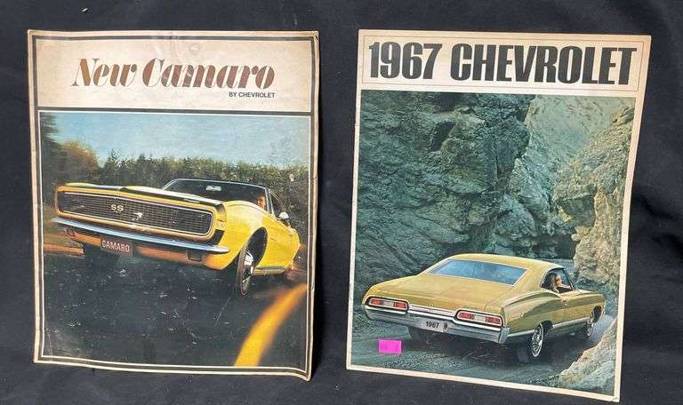 1967 Chevrolet and Camaro Promotional Brochures - Metzger Property ...