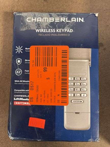Chamberlain Wireless Keypad - Metzger Property Services, LLC