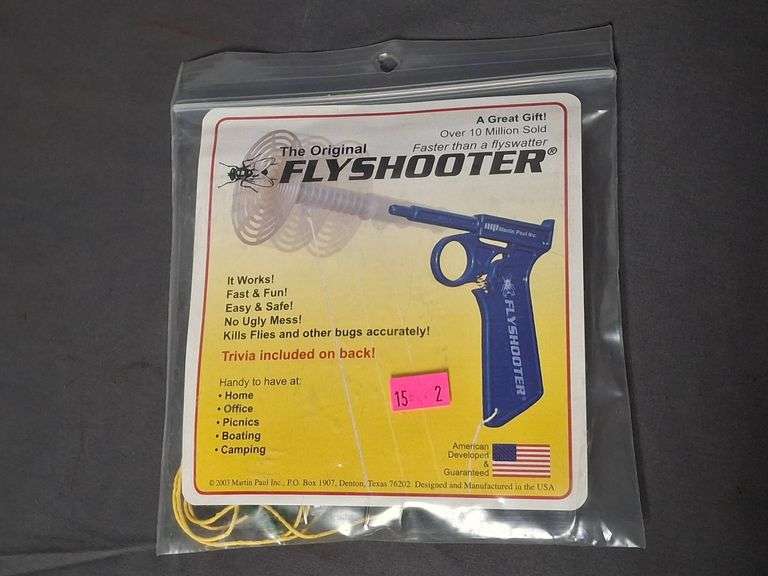 Flyshooter Bug Gun with Metal Tool Case and Hex Keys - Metzger Property ...