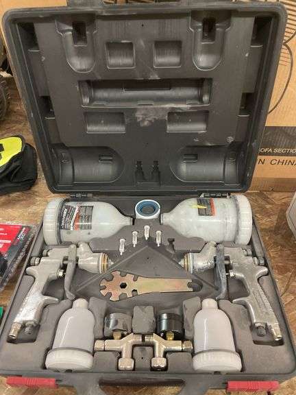 Husky HVLP and Standard Gravity Feed Spray Gun Kit - Metzger Property ...