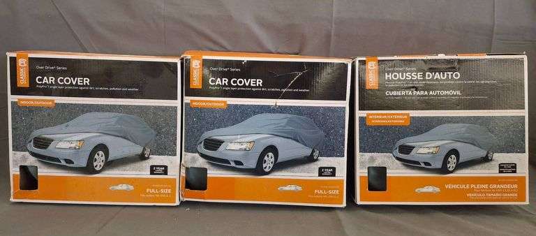Three Classic Accessories OverDrive Series Full-Size Car Covers ...